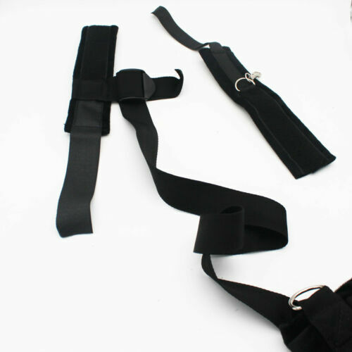 BDSM Flocking Sex Pillow Straps Belt Wrist Handcuffs Set Harness Bed ...