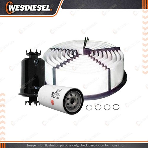 Sakura Filter Service Kit Oil Air Fuel for Toyota Cressida MX73 2.8L 10 ...