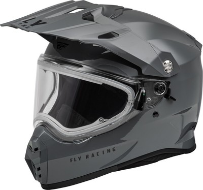 Fly Racing [73-31365S] Trekker Cold Weather Solid Helmets with Electric ...