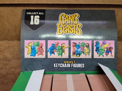 ONE BOX OF 24 PACKS GANG BEASTS FIGURES KEYCHAIN BRAND NEW | eBay