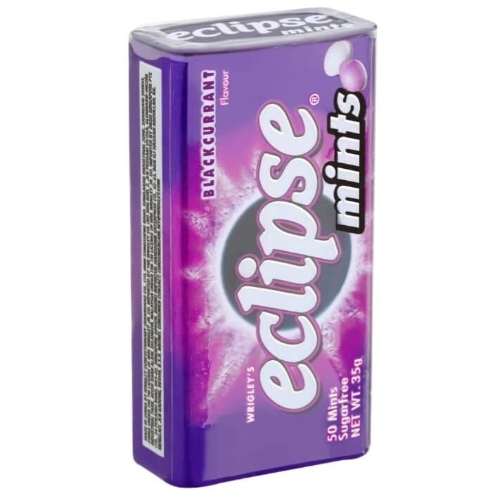 24 tins X Mints Wrigley's Eclipse Blackcurrant Sugarfree Candy Tin ...