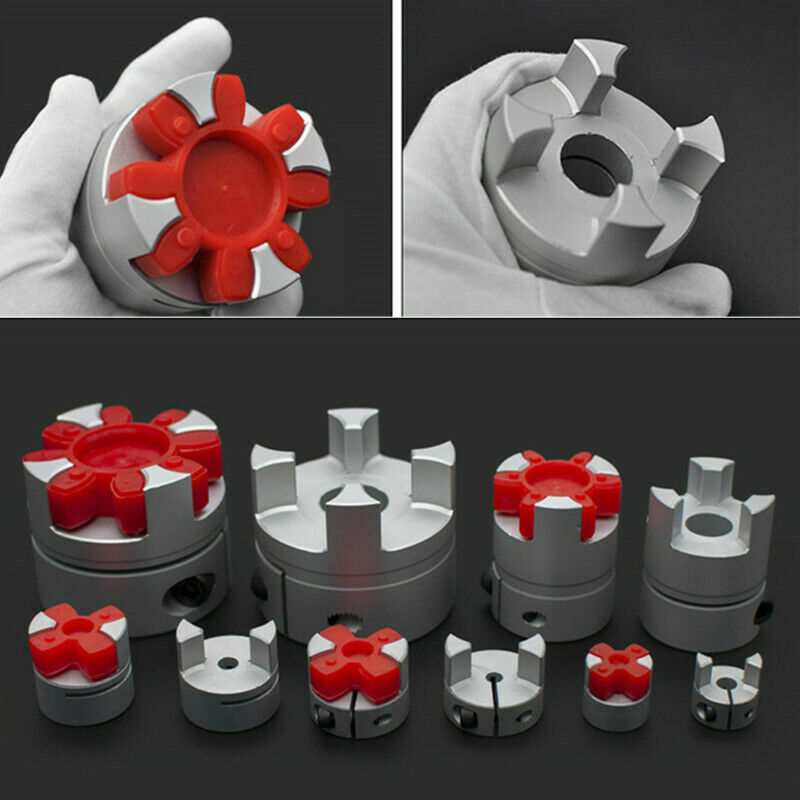 D20L30 Shaft Coupler Flexible Plum Coupling CNC Stepper Motor Jaw ...