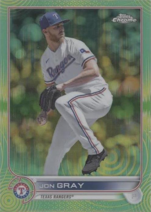 2022 Topps Chrome Sonic - Jon Gray #23 Green & Yellow Sonic Pulse ...