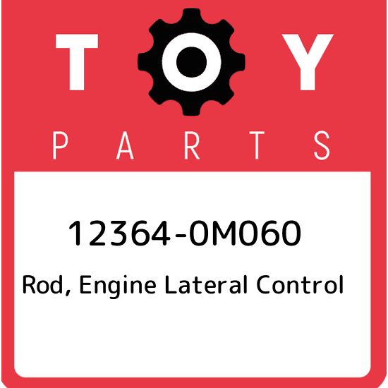 12364-0M060 Toyota Rod, engine lateral control 123640M060, New Genuine ...
