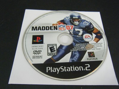 Madden NFL 07 (Sony PlayStation 2, 2006) - Disc Only!!! 14633152296| eBay
