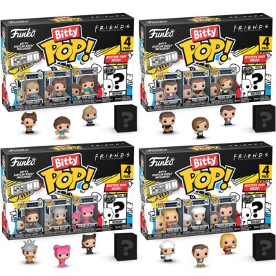 Itty Bitty Funko Pop! FRIENDS Complete SET 1" Figure w/ Mystery Chase ...