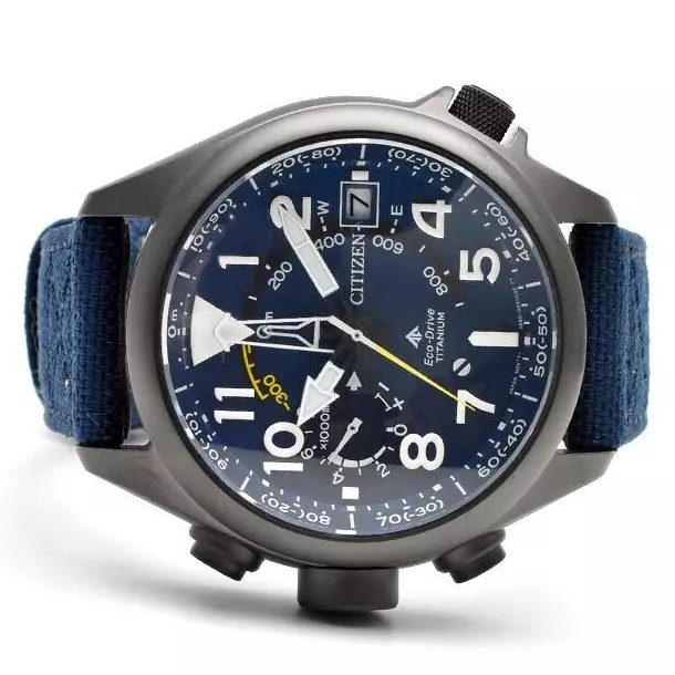 Citizen Promaster Altichron Super Titanium BN4065-07L Blue Dial Men's ...