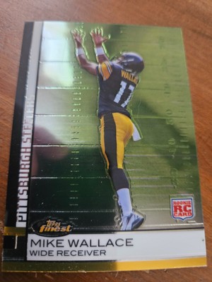 2009 Finest #63 Mike Wallace RC Rookie Card Steelers Ole Miss | eBay