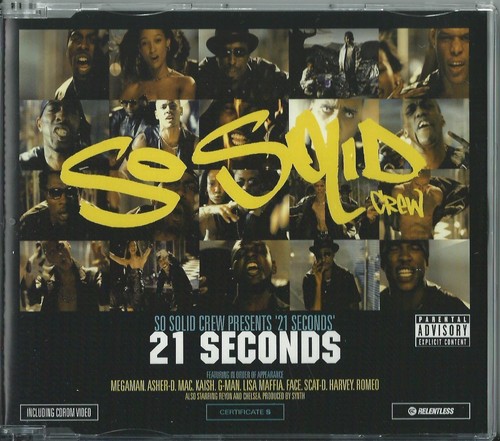 21 Seconds [UK CD] by So Solid Crew (CD, 2001) for sale online | eBay