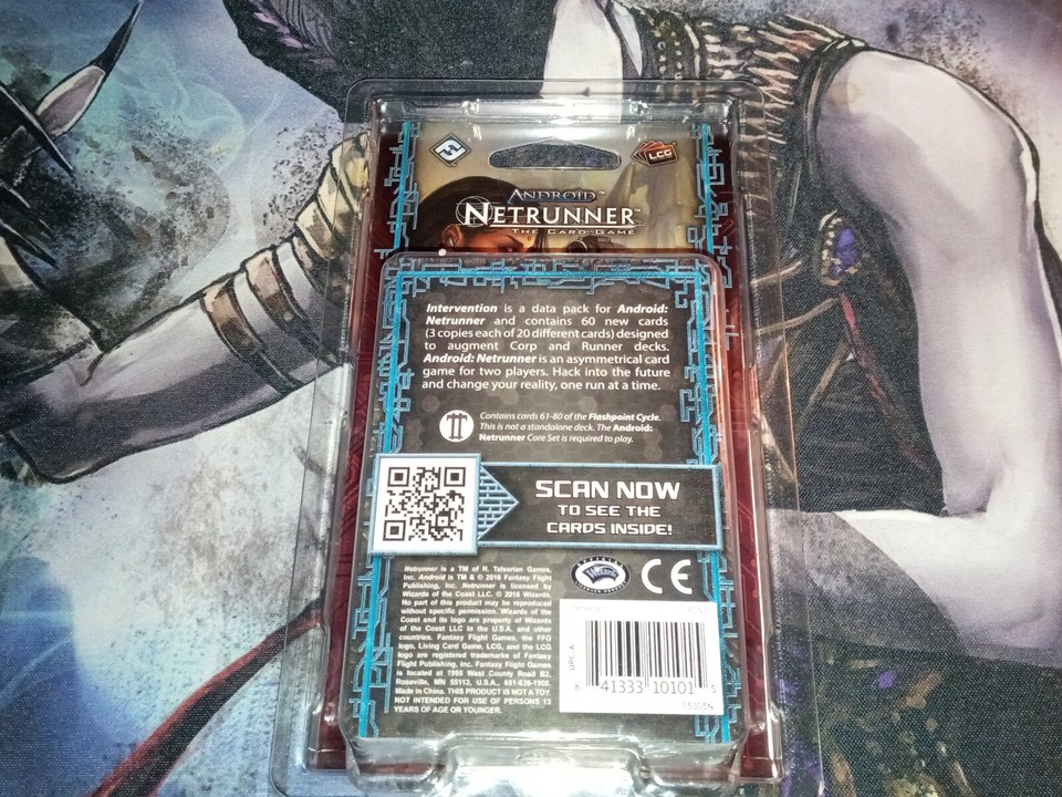 MTG 1x Android Netrunner LCG Intervenion Data Pack Brand New | eBay