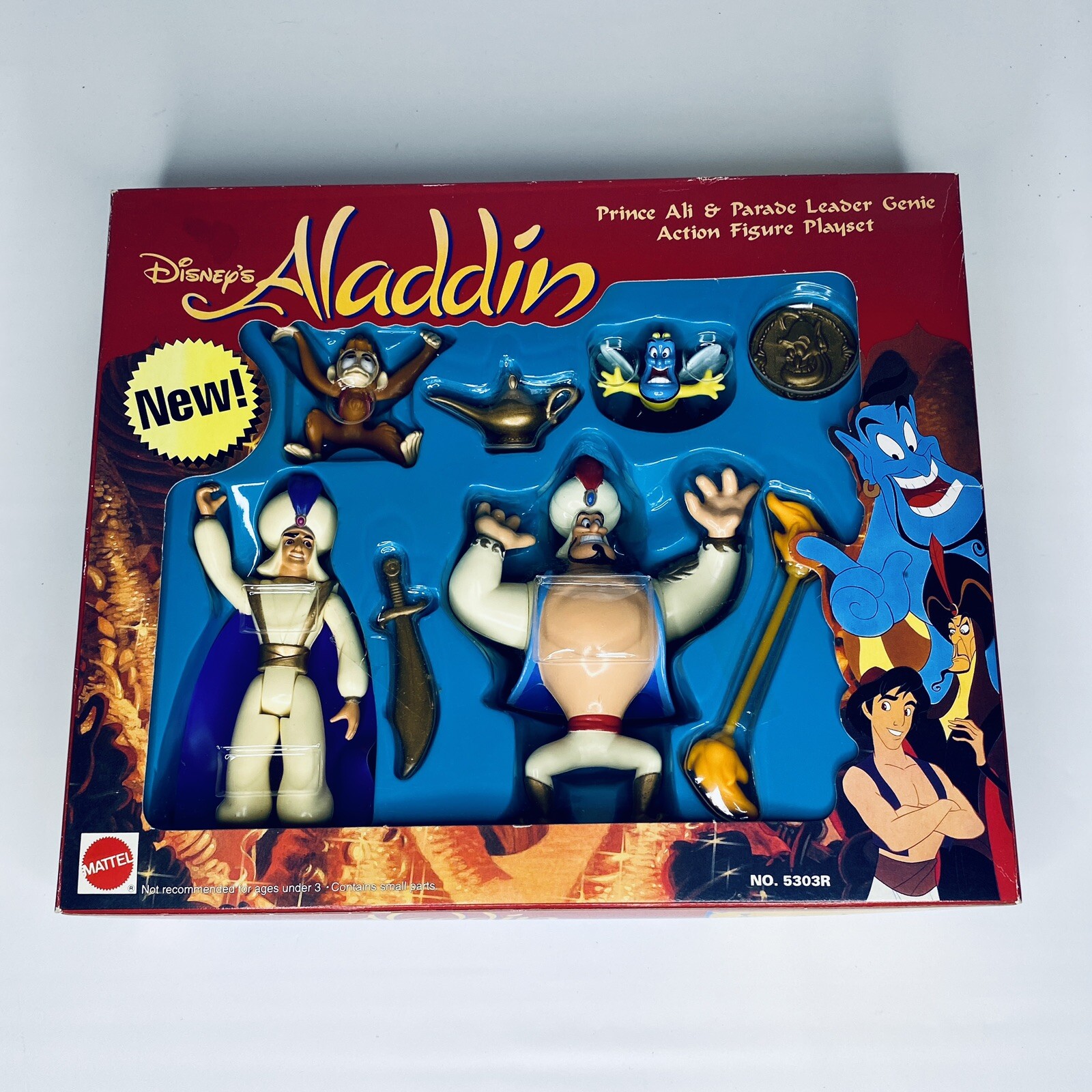 Vintage 1992 Mattel Disney Aladdin Parade Figure Playset NOS Sealed | eBay