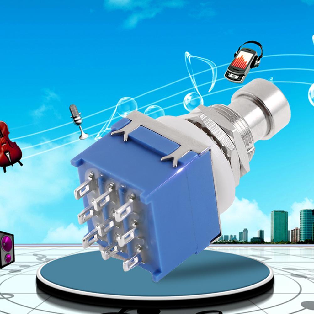 9-Pin 3PDT Effects Switch True Bypass Replacement Mini Musical ...