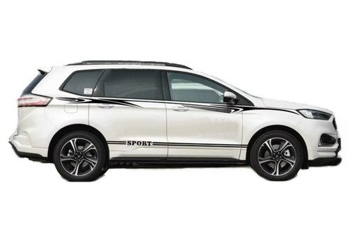 Graphics Car Side Sticker For Ford Edge Waist Line Stripe Racing Sport ...