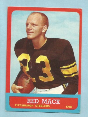 1963 Topps Football Red Mack #125 Pittsburgh Steelers SHORT PRINT SP EX ...