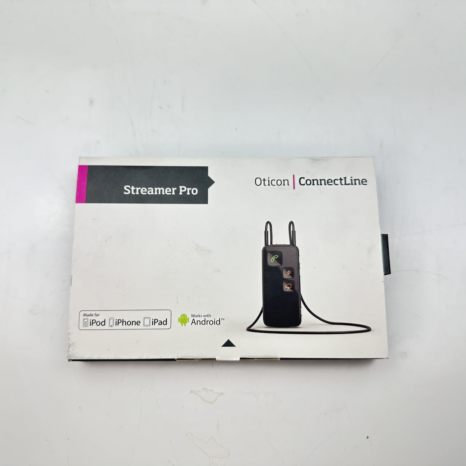 OTICON CONNECTLINE BLUETOOTH STREAMER PRO 1.3A FOR OTICON HEARING AIDS ...