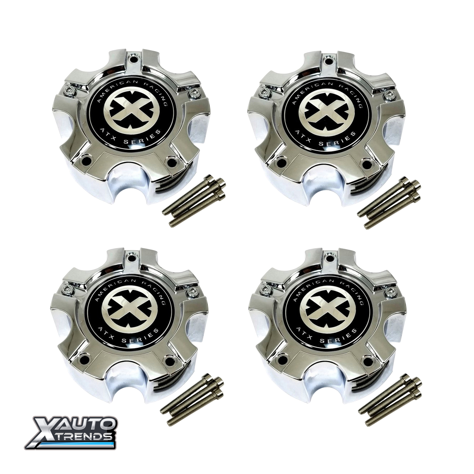 4 x American Racing ATX Wheel Center Cap Style "A" Chrome 377B1405H | eBay