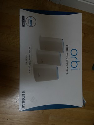 NETGEAR Orbi AC2200 Tri-Band Mesh Wi-Fi System (3-pack) RBK43-100NAS ...