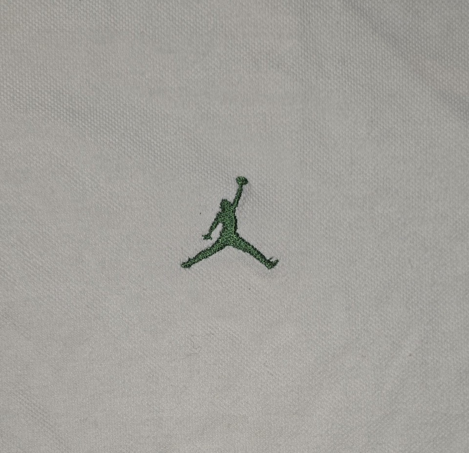 Y2K Nike Air Jordan Button Up Polo Shirt Patrick Ewing PE Player ...
