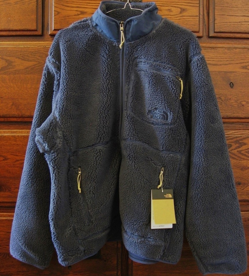 The North Face Men's Extreme Pile Full Zip Fleece Jacket Large Shady ...