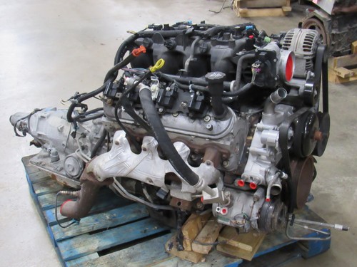 05 Silverado SS Escalade 6.0L LQ9 4L65 M32 2WD Engine Transmission ...