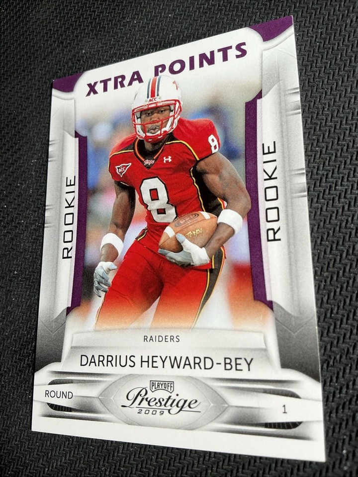 Darrius Heyward-Bey 2009 Panini Prestige Xtra Points Maroon SP 37/50 RC ...