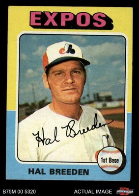 1975 Topps Mini #341 Hal Breeden Expos 4 - VG/EX | eBay
