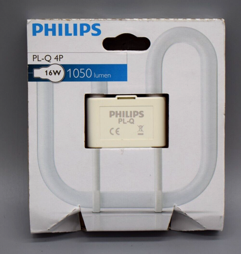 Philips PL-Q 16W GR10Q 4 Pin Square Fluorescent Light Bulb - 16W/830/4P ...