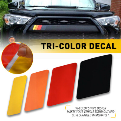 Stripe Tri-Color Decal Sticker For Toyota Tacoma TRD 4Runner Tundra ...