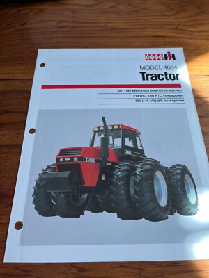 Case International 4694 Tractor Brochure FCCA | eBay