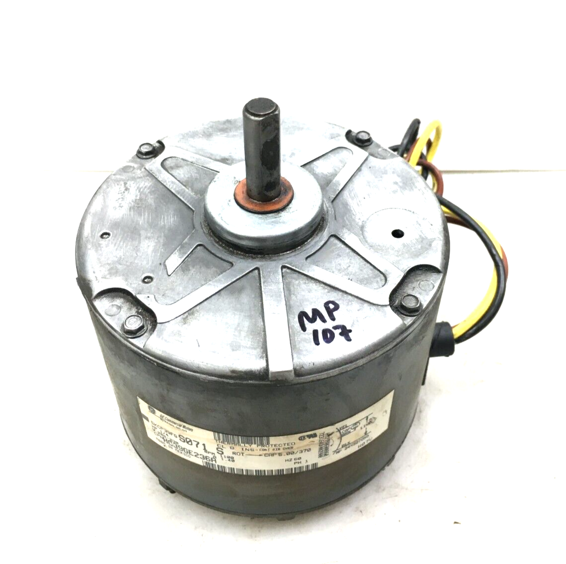 GE 5KCP39FGS071S Condenser FAN MOTOR 1/4 HP 230V HC39GE236A 1100RPM ...