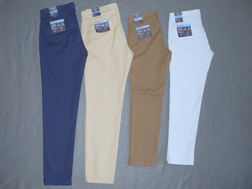 NWT St. John's Bay Mens Temp Flex Slim Fit FF Chino Pants - U Pick ...