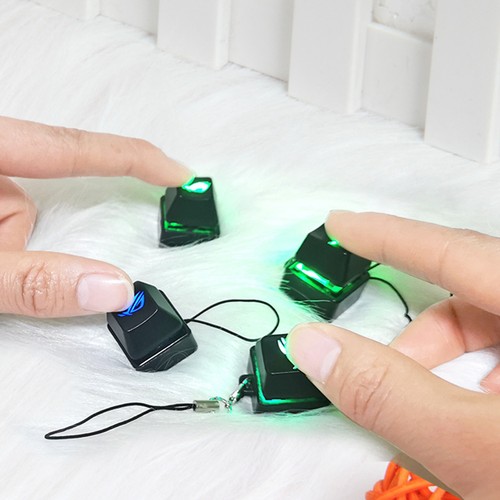 Fidget Keycap Toy Fingertip Keycap Kids Adult Stress Relief Toy LED ...