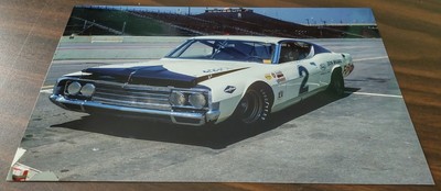 A.J. FOYT #2 USAC RACING SERIES FORD TORINO OWNED BY JACK BOWSHER 8"x12 ...