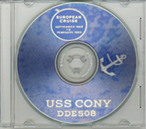 USS Cony DDE 508 1953 54 Med Cruise Book on CD RARE | eBay