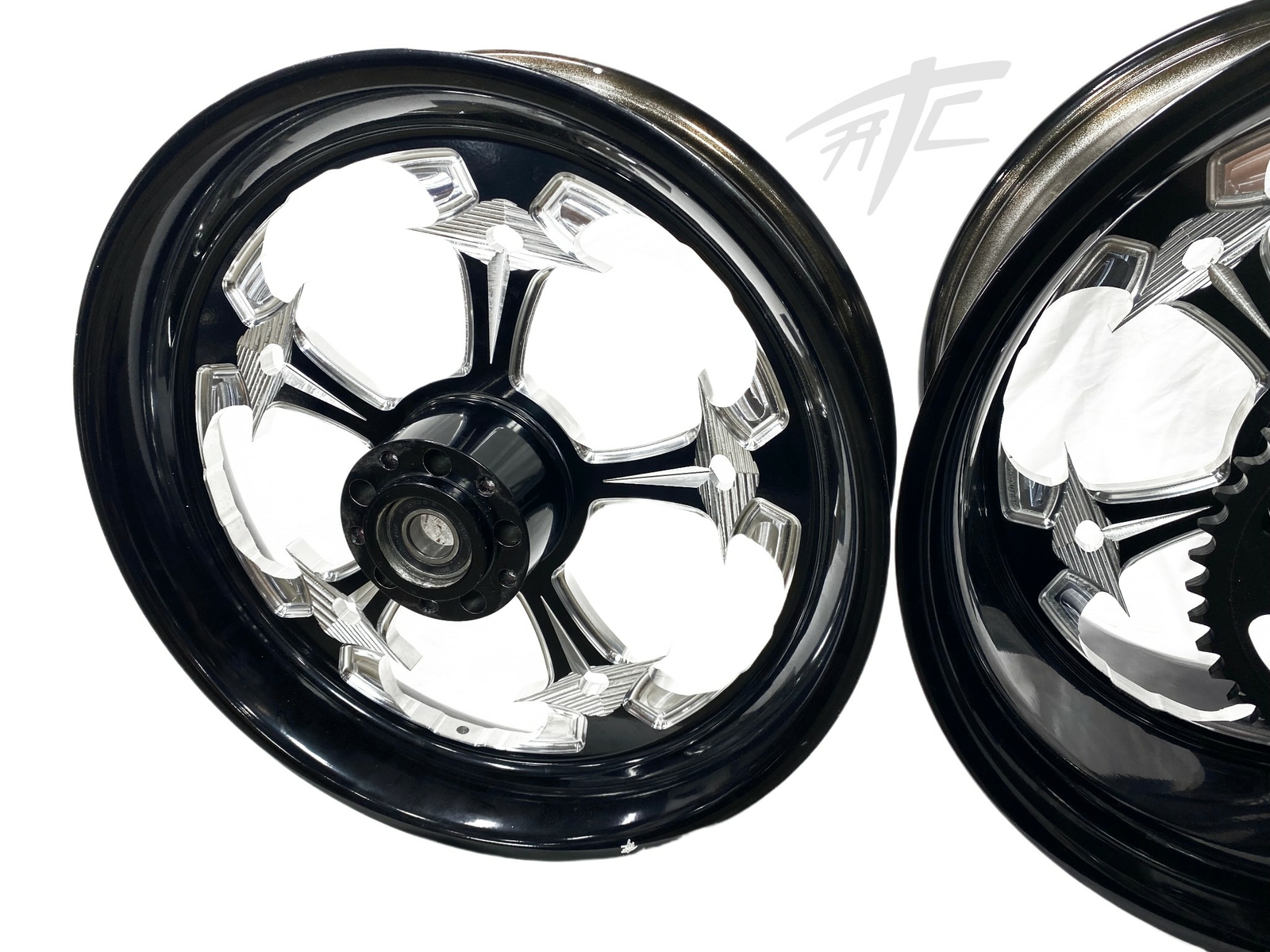 YZF STOCK SIZE BLACK CONTRAST STREET FIGHTER WHEELS 2015-2020 YAMAHA ...