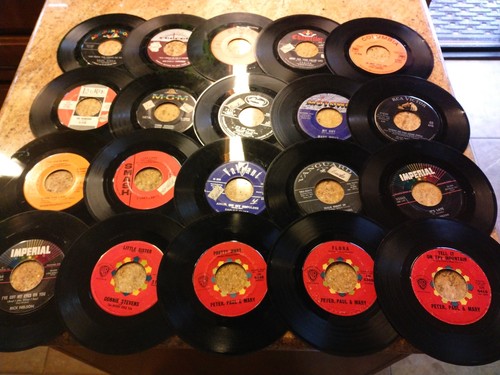 Vinyl 45s Lot Of 20 1950s 1960s Classic Rock & Pop 7” Singles | eBay