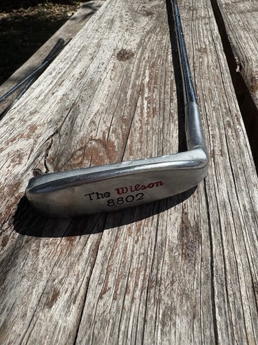 Wilson 8802 putter - 35 inch - Left Hand LH Great Wilson Grip | eBay