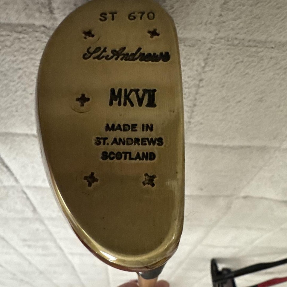 St Andrews Wooden Putter MKV II Right-Hand 88cm Golf Club | eBay