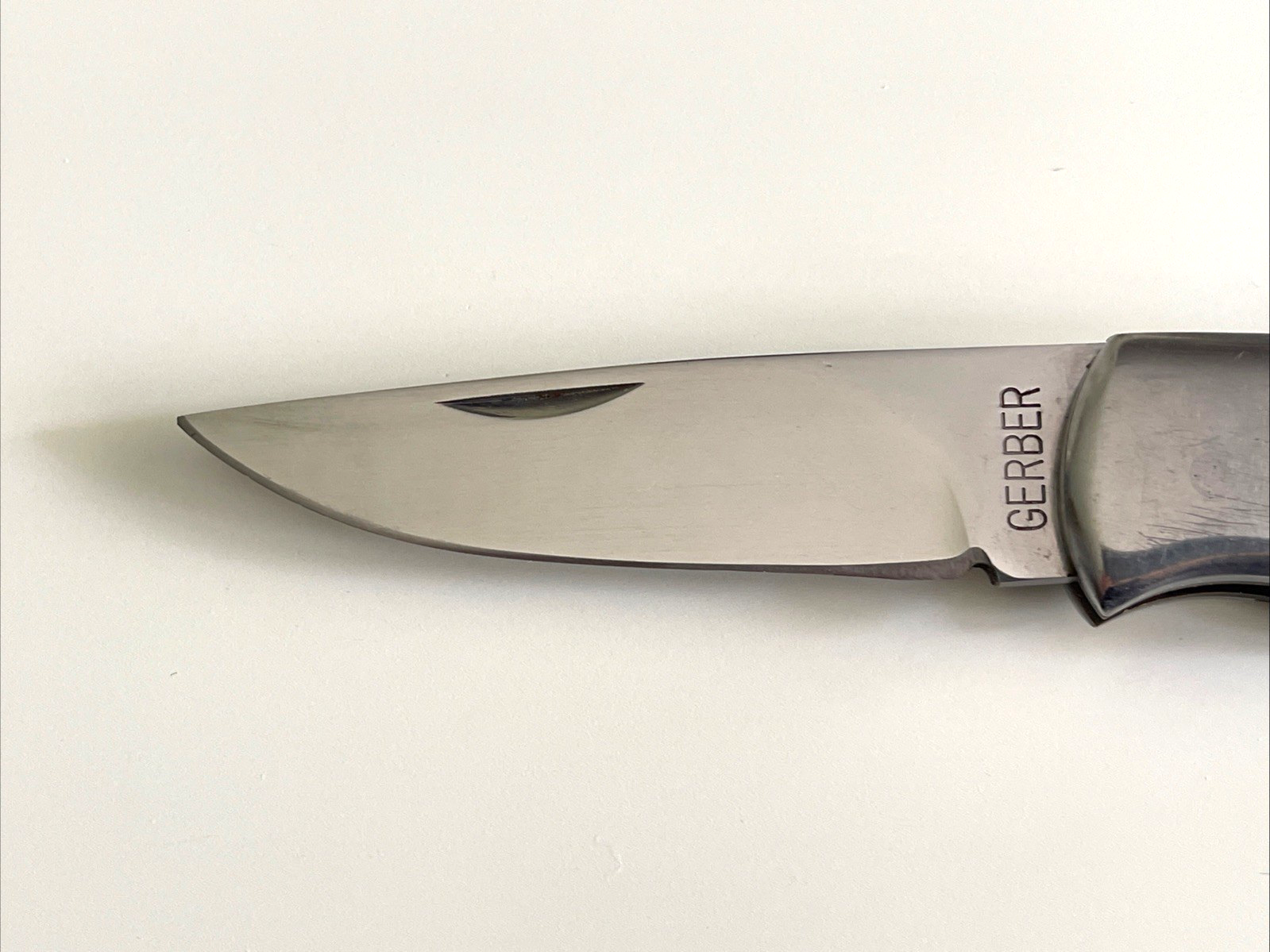 Gerber 1007 Folding Hunter II Knife Ebony Wood Handle Sakai Japan 1983 ...