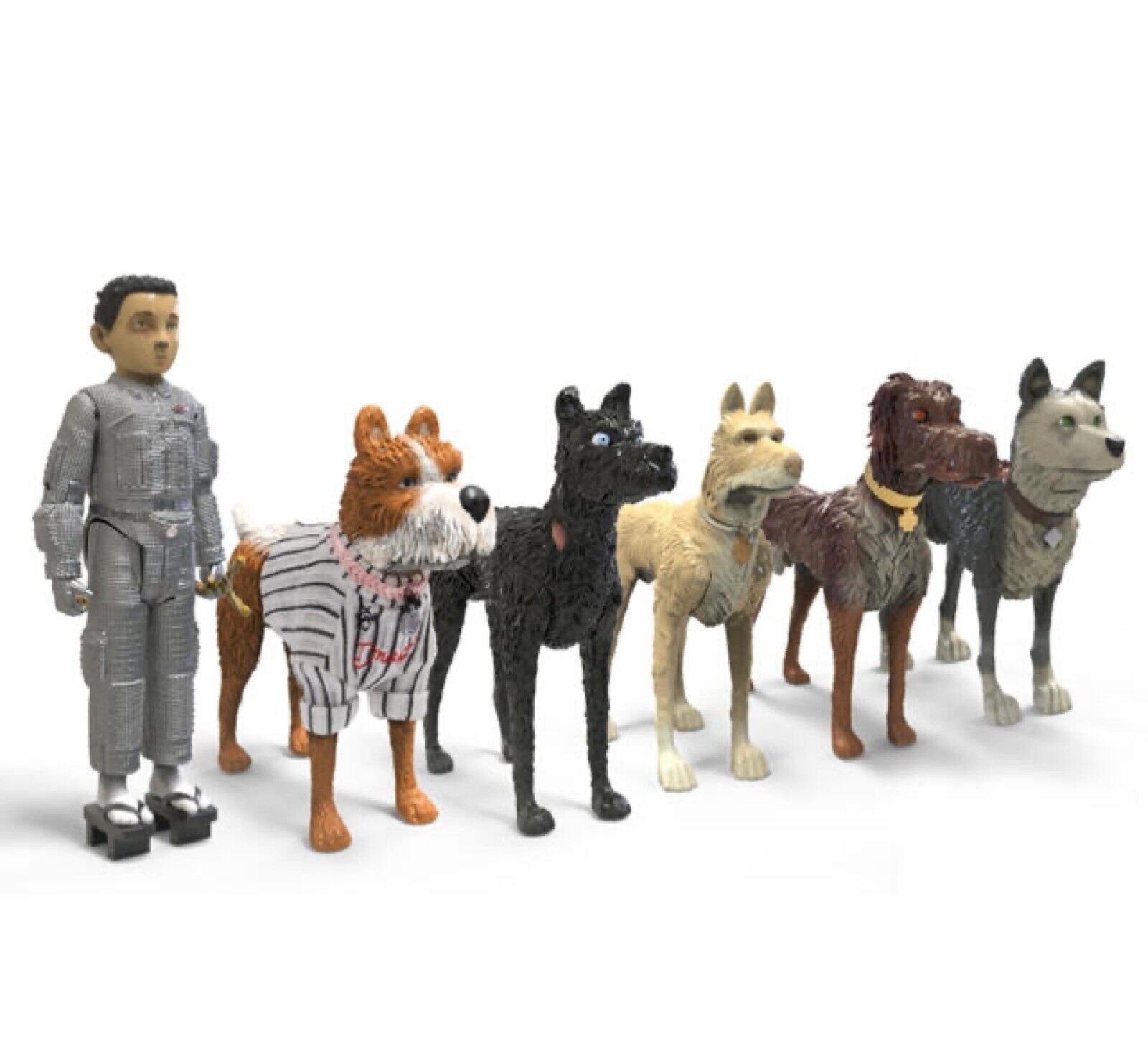 Isle of Dogs Exclusive Figure 6 pcs Complete Set Atari REX DUKE BOSS ...