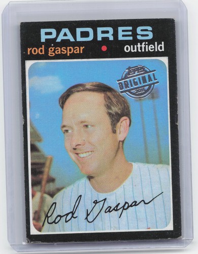 2020 Topps Heritage #383 Rod Gaspar 50th Anniversary Buybacks | eBay