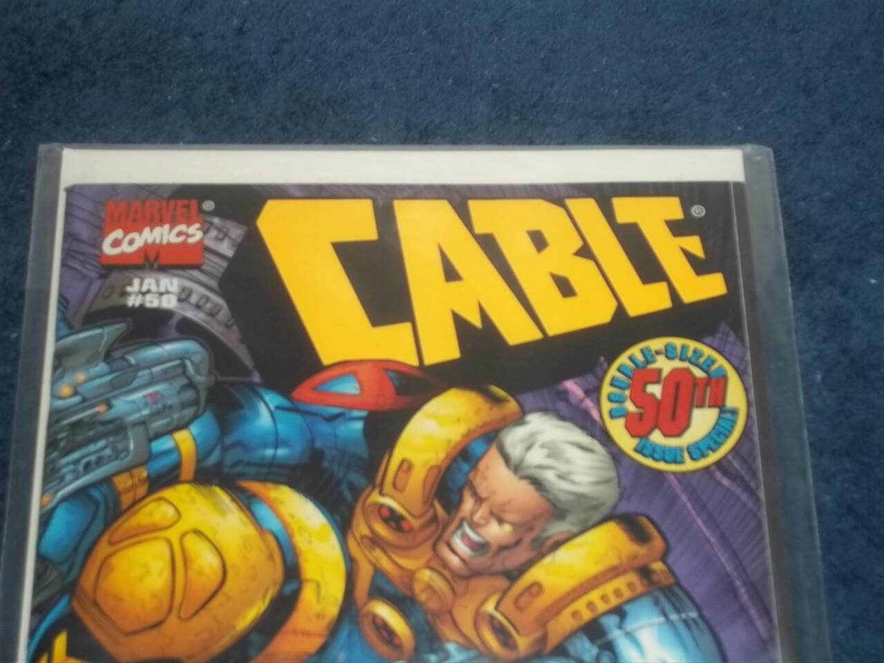 CABLE JAN #50 COMIC BOOK - IN MINT CONDITION W/COLLECTOR'S POUCH ...
