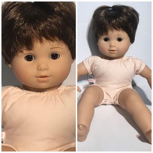 AMERICAN GIRL BITTY BABY DOLL Twin Boy Brunette Brown Hair Eyes Retired ...