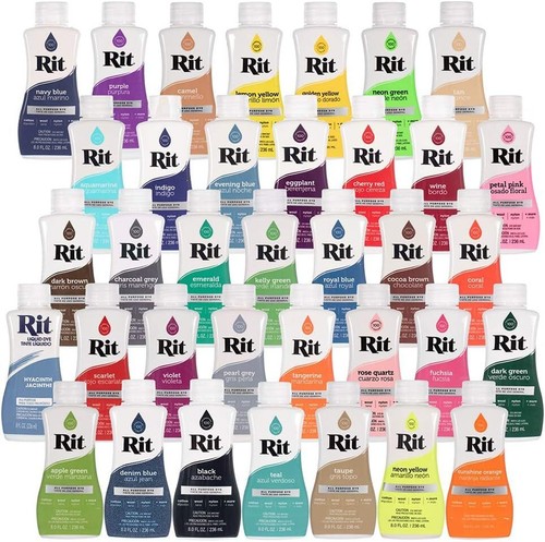 Rit Dye Liquid - Wide Selection of Colors - 8 Oz. | eBay