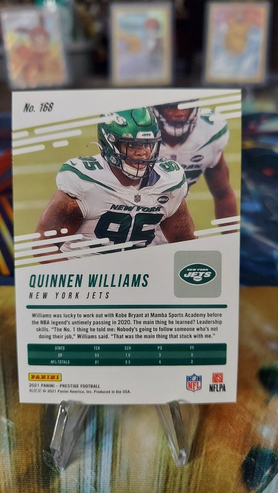 2021 Quinnen Williams Prestige Xtra Points Red #D/299 Card New York ...