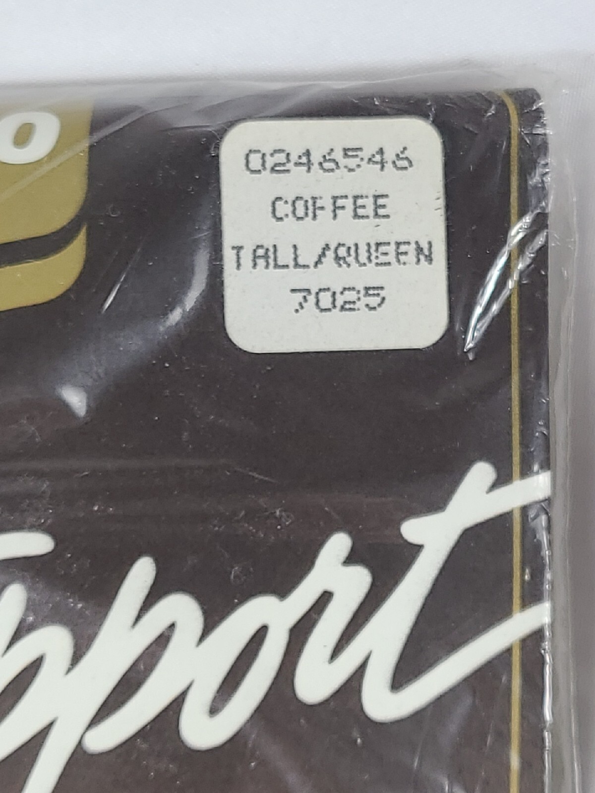 Vtg 4 Pair Osco Sheer Support Pantyhose Coffee Stockings Size Tall ...