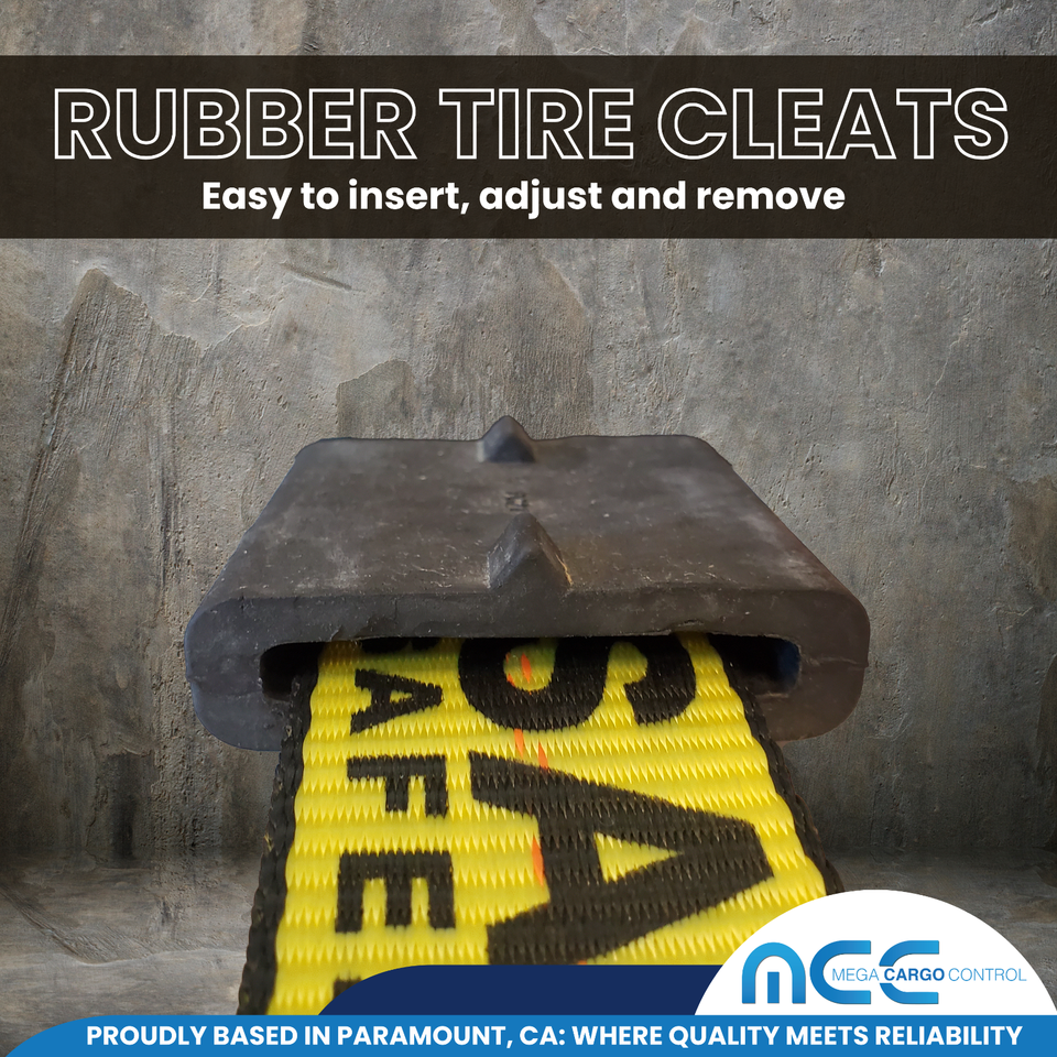 12 Pack Rubber Tire Cleat Tread Grab for Car Auto Hauler 2" Tie Down ...