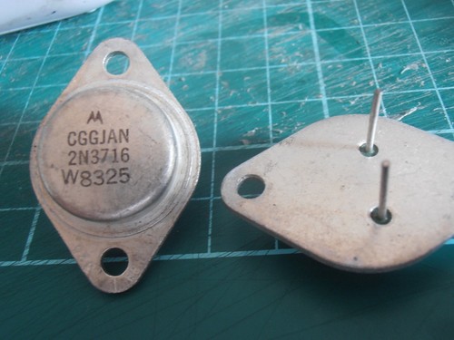 1X CGG JAN2N3716 NPN BJT POWER Transistor Mil-Spec TO3 MOTOROLA | eBay