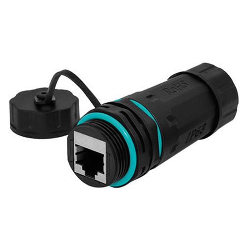 RJ45 Straight IP68 Cat5/Cat6 Cable Connector Outdoor Dustproof Rj459737 ...