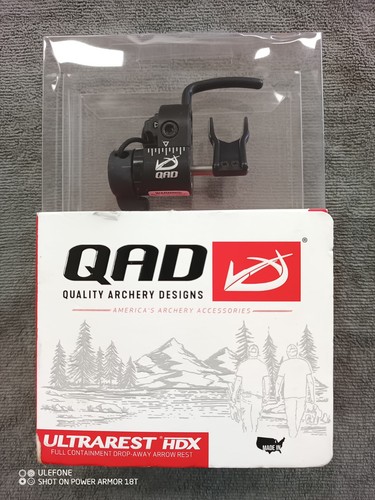 QAD Ultra Rest HDX Arrow Rest Left Hand Free Knife Included New | eBay
